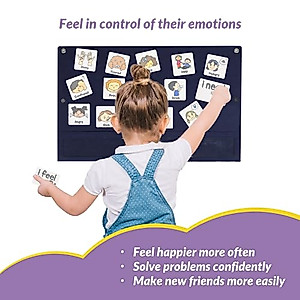 CHEFAN Feelings Chart, Autism Visual Behavior Management, Preschool Teacher Supplies, Daycare Essentials, Social Emotional Learning Activities, Calm Down Corner Classroom Supplies