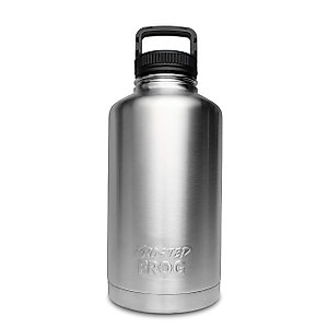 Frosted Frog 64OZ Vacuum Insulated Stainless Steel Water Bottle Double Walled Half Gallon Growler