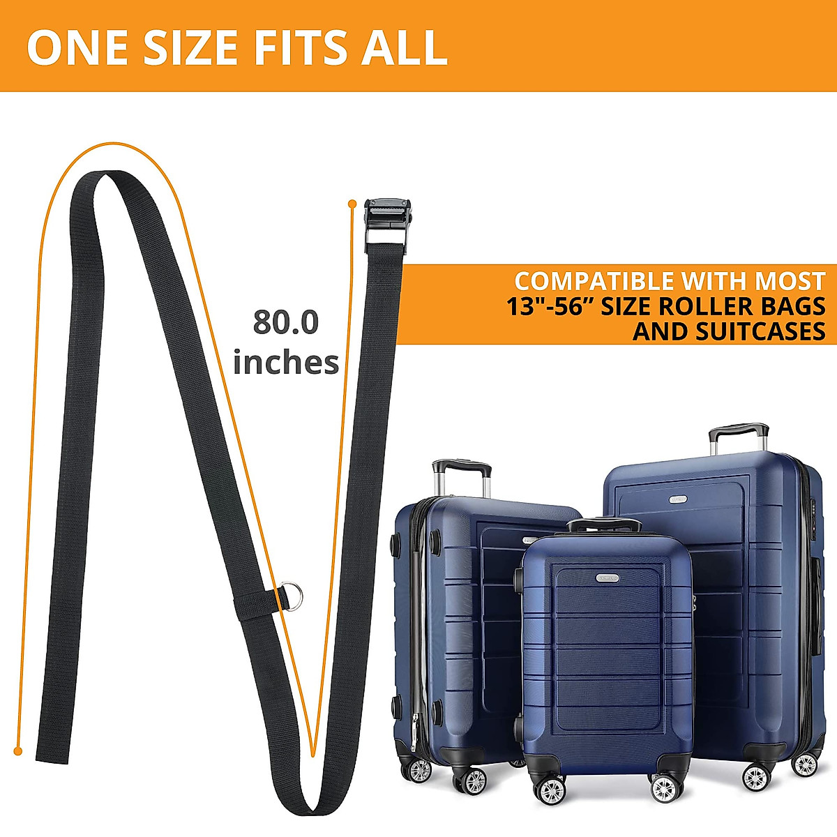 V VOLKGO Сar Sеat Travel Belt - Easy Carry & Saving Money - Car Seat Travel Strap to Convert Your Car Seat and Carry-on Luggage into an Airport Car Seat Stroller