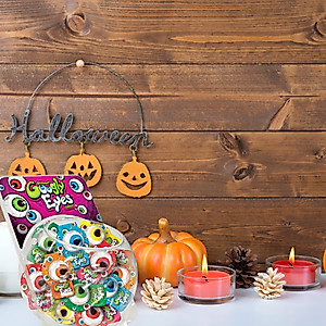 Gummy Googly Eyes Candy, Christmas Bulk Candy Individually Wrapped, 50 Count, 0.49 Ounces Each