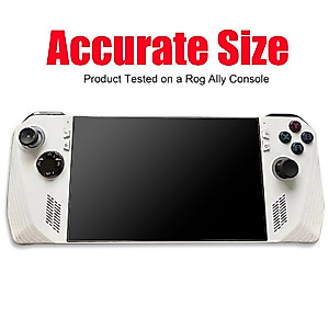 T Tersely [2 Pack Screen Protector Glass for ASUS ROG Ally Handheld 7 inch 2023/ROG Ally X 2024, Premium 9H Tempered Glass Screen Protector for ROG Ally 7 inch