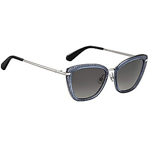 Kate Spade New York Women's Thelma/G/S Polarized Cat Eye Sunglasses, Grey, 53mm, 18mm
