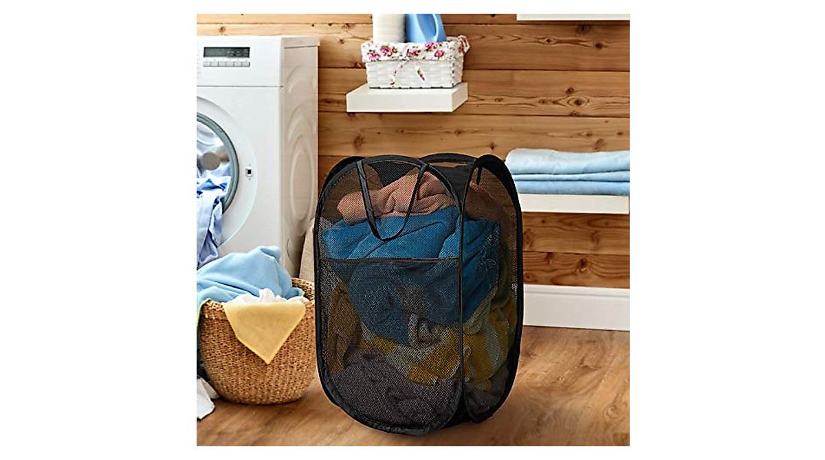 Simplized Foldable Laundry Hamper - Portable, Large Capacity, Breathable