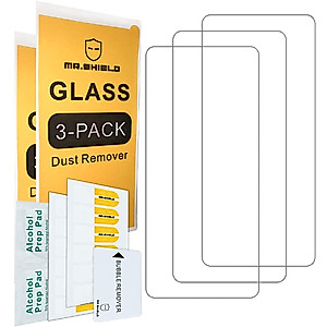 Mr.Shield [3-Pack] Designed For Samsung Galaxy S21 5G (6.2 Inch) [Fingerprint Unlock Compatible] [Tempered Glass] Screen Protector [Japan Glass With 9H Hardness] with Lifetime Replacement