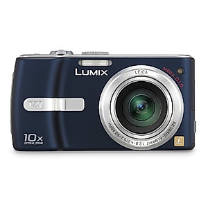 Panasonic Lumix DMC-TZ1A 5MP Compact Digital Camera with 10x Optical Image Stabilized Zoom (Blue)