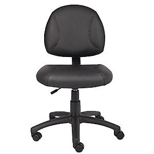 Boss Office Products Posture Task Chair, No Arms, Black