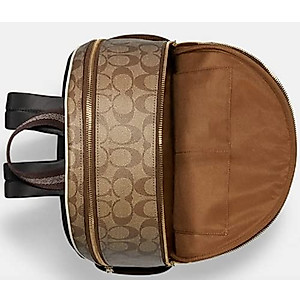Coach 6495 Large Court Backpack In Signature Canvas