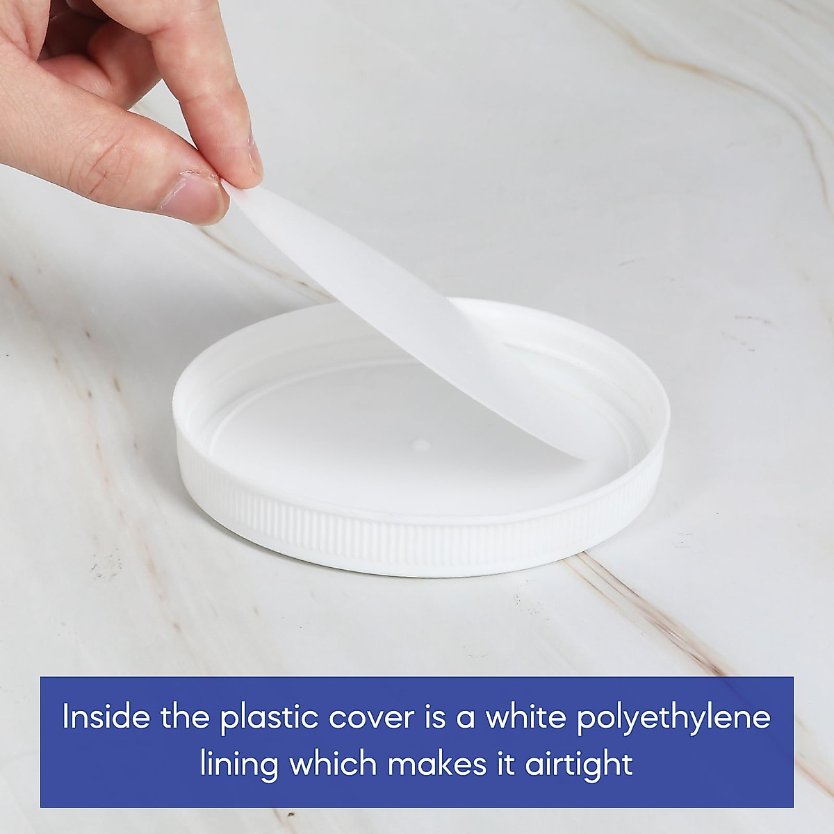 Haneye 2 Pack 1 Gallon Wide Mouth Glass Jars, Large Mason Jars Gallon Jars with White Plastic Lids, Clear Jar for Fermenting Kombucha Pickling Dry Food Storage