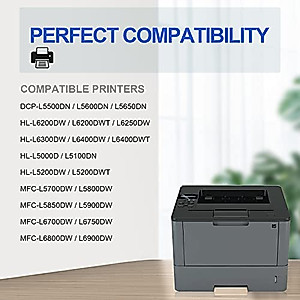 SOLOA LVELIMIT Compatible Drum Units Replacement for Brother DR820 DR-820 DR 820 MFC-L5850DW HLL6200DW HL-L6200DW MFC-L5700DW MFC-L5900DW HL-L5200DW MFC-L6800DW Printer Unit-3 Pack Black