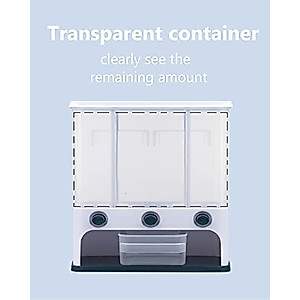 176 Oz Wall Mounted Laundry Detergent Dispenser for Laundry Room Storage, 3-Grid Softener Beads Dispenser, Suitable for Beads, Scent Boosters, Dry Washing Powder