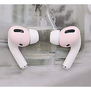 ALXCD Fit in Case Ear Cover Replacement for Air Pods Pro Headphones, Silicone Earbud Covers Eartips, Compatible with Air Pod Pro, 5 Pairs, White Black Pink Purple Green