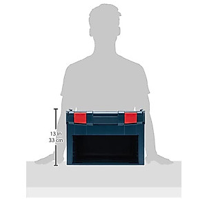 Bosch L-Boxx-3D Storage Box with Space for Removable Drawers, Blue