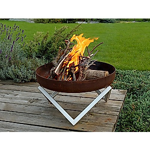 Curonian Memel Solid Steel Medium Fire Pit