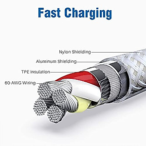 iPhone Charger 10 ft Apple Certified Cord Lightning Charging Cable for iPhone 14/13/12/11 Pro/X/Xs Max/XR/8 Plus/7/6s/SE/5c/5s iPad Air/Mini USB Charge 10 Foot