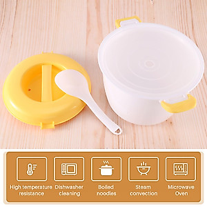 TAMOSH Portable Microwave Oven Rice Cooker Multifunctional Steamer 2800Ml Insulation Lunch Box Steaming Utensils for Microwave