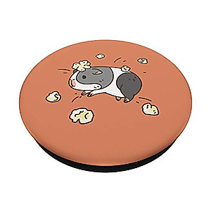 Cute Guinea pig pop-corning PopSockets PopGrip: Swappable Grip for Phones & Tablets