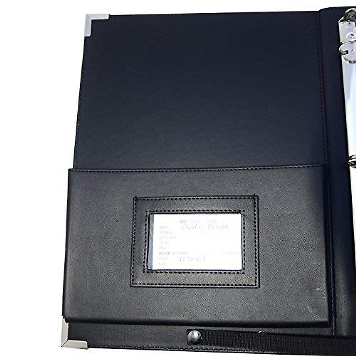 Orginal -MSP PU Leather Sheet Music Holder | 9.5" x 12" - Music Folder with Hand Strap for Musician- Improved Design (3 Ring Binder)