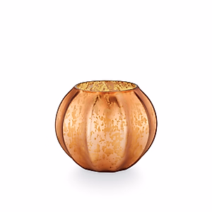 ILLUME Gilded Leaves Collection, Rustic Pumpkin, Mercury Pumpkin Candle