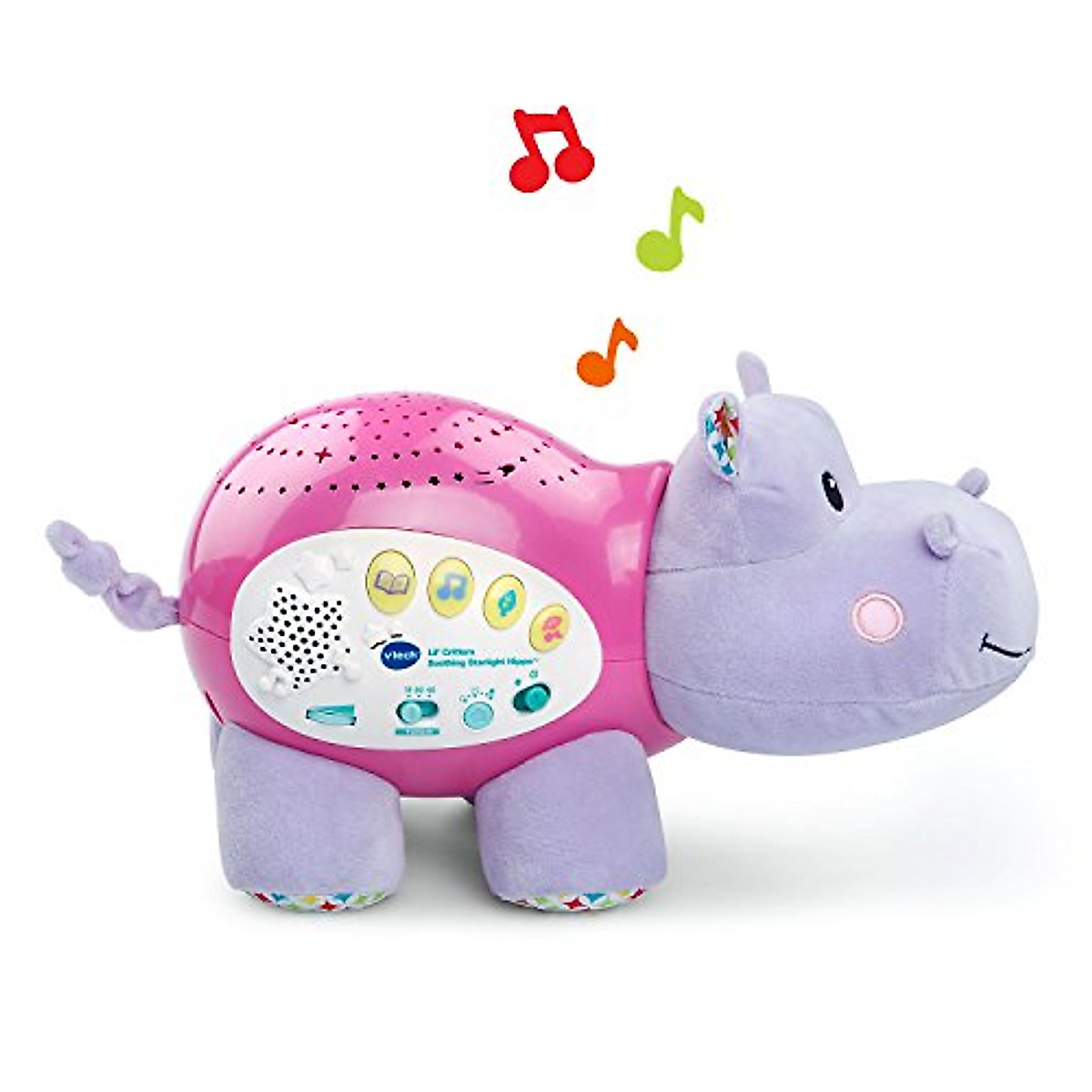 VTech Baby Lil' Critters Soothing Starlight Hippo, Pink (Amazon Exclusive)