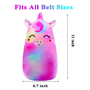 Car Pillow for Kids - Farcohy Seat Belt Cover for Kids Unicorn Seat Belt Pillow Kids Car Seatbelt Covers Seatbelt Cushion for Kids, Seat Strap Pillows Kids