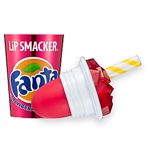 Lip Smacker Coca Cola Collection, lip balm for kids - Strawberry Fanta Strawberry, beverage cup