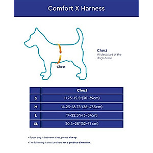 Gooby Comfort X Head in Harness - Pink, Small Harness Patented Choke-Free X Frame - Perfect on The Go Harness for Medium Dogs No Pull or Small Dogs for Indoor and Outdoor Use