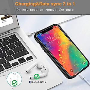 iCatchy Battery Case iPhone 12 Mini(5.4 inch), Large Capacity 8200mAh Ultra-Thin Portable 2-in-1 Charging and Protection Battery case,Compatible with iPhone 12 Mini Extended Battery Charger case