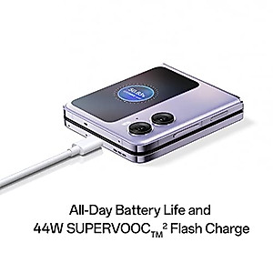 OPPO Find N2 Flip Dual-SIM 256GB ROM + 8GB RAM (GSM only | No CDMA) Factory Unlocked 5G Smartphone (Astral Black) - International Version