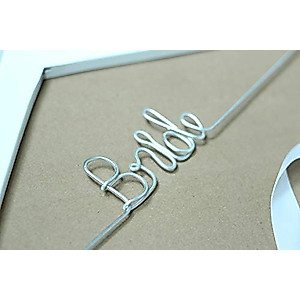 Bridal Hanger, Bride Hanger, Wedding Hanger, White