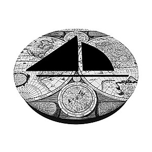 Nautical Pop Socket Sailboat PopSockets PopGrip: Swappable Grip for Phones & Tablets