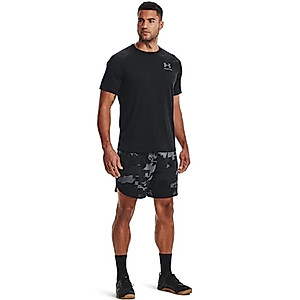 Under Armour Men's Freedom Tech Short Sleeve T-Shirt, Black (001)/Pitch Gray, Large