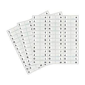 Redi-Tag, RTG31005, Permanent Alphabetical Tab Indexes, 104 / Pack