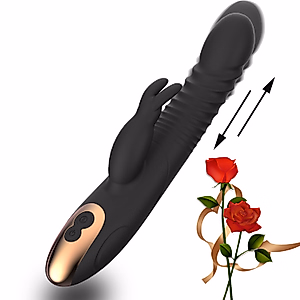 Deep Vibrating Massager Personal Handheld Vibrators Massage Personal Portable Massager 8 Speeds Vibration Pleasure for Body Women Female Gifts (Balck)
