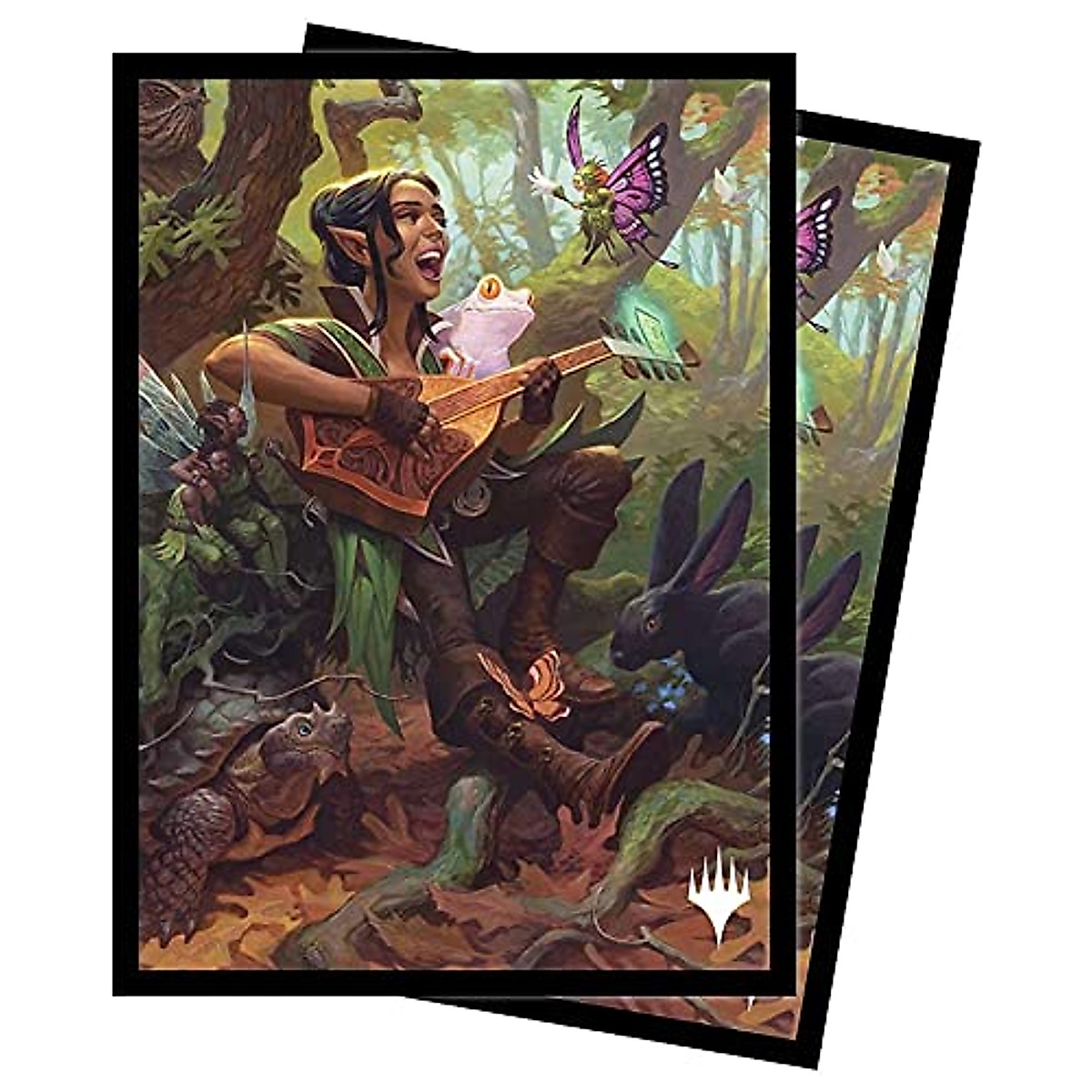 Adventures in The Forgotten Realms 100ct Deck Protector Sleeves Featuring Ellywick Tumblestrum from Magic: The Gathering Trading Card Game
