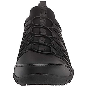 Skechers womens Slip on Athletic Food Service Shoe, Black, 7.5 US