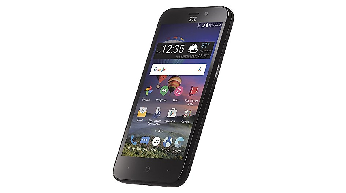Simple Mobile ZTE ZFive2 4G LTE Smartphone - Flexible Pay-As-You-Go