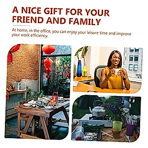 YARNOW 4pcs Ceramic Tea Bag Saucer Coffee Decor Accessory Tray Gift Containers Teabags Organizer Seasoning Dish Tea Bag Resting Caddy Home Supplies Tea Holder for Tea Bags Tea Bag Coaster