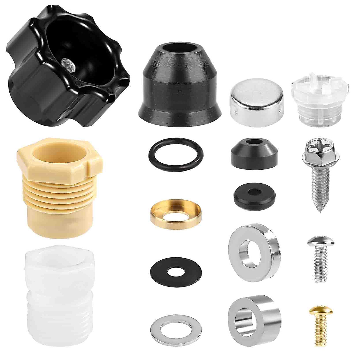 630-8500 Complete Wall Hydrant Repair Kit, Outside Outdoor Faucet Replacement Parts Compatible with Prier 500 400 300 Series & Diamond 300/400 Series Wall Hydrants