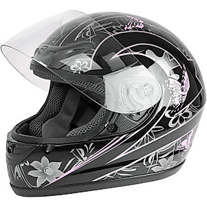 TCMT DOT Motorcycle Butterfly Flip Up Full Face Street Dirt Bike Adult Helmet ATV Motocross Motorcycle Helmet with Open Face Sun Shield