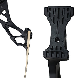 SinoArt 62" Takedown Hunting Recurve Bow Metal Riser 30 35 40 45 50 55 60 65 70 Lbs RIGHT HANDED (35 Lbs)