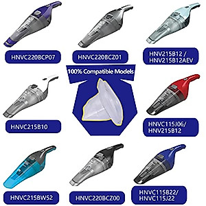 HNVCF10 Filter Replacement for Black and Decker Dustbuster Hand Vacuum HNV215B12, HNVC215B10, HNVC115J06, HNVC115B22, HNVC220BCZ01, HNVC220BCP07, HNVC115J22, HNVC115JB06, HNVC215B12, HNVC220BCZ00