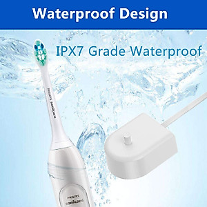 Replacement for Philips Sonicare Electric Toothbrush Charger Replacement HX6100 Charging Base Flosser, HX3000 / HX6000 / HX8000 / HX9000 Series Portable Waterproof Power Cord 3.3Ft