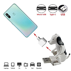Connectors Puppy Dog U Disk Memory Stick Funny Rascal Humping Dog Office Worker USB Flash Disk Drive Spot Device Relieve Press - (US, Color: White 64GB)