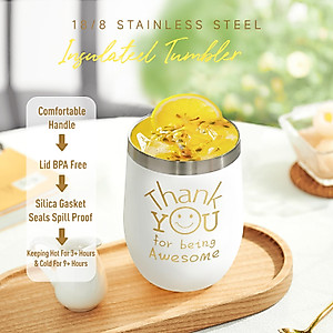 Thank You Gifts for Women, Teacher Appreciation Gifts, Employee Appreciation Gifts Unique Gratitude Gifts Baskets for Coworkers Boss Teachers Hostess Secretary Nurse Volunteer Mom Clients