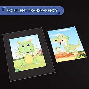 12 Pack 8" x 12" Clear Acrylic Sheets 1.8mm Thick Transparent Cast Plexiglass Plastic Sheets Clear Plastic Acrylic Boards Panel Glass Replacement for DIY Display Projects, Craft, Sign, Photo Frame