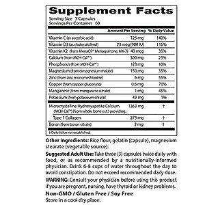 Doctor's Best Calcium Bone Maker Complex with MCHCal, Supports Bone Health, Muscular, Skeletal & Vascular Health, 180 Caps