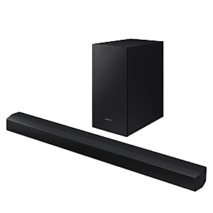 SAMSUNG HW-B43M 2.1ch Soundbar, Bluetooth Multi Device Connection, Wireless Surround Sound Compatible w/Dolby Audio (2022)