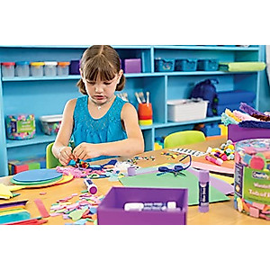 Creativity Street Glitter Glue Pens, Classroom Pack, Assorted Iridescent & Neon Colors, 0.34 fl. oz., 72 Pens