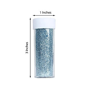 Weddings Parties and Gift Blue Sparkly Glitter Crafts DIY Party Wedding Decorations Projects Sale vngift11412