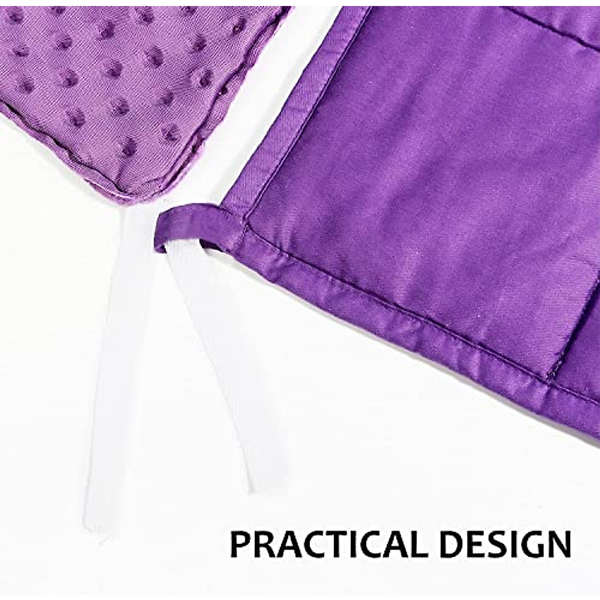 Alomidds Weighted Blanket (60"x80",20lbs Queen Size Navy),Weighted Blankets for Adults, Cooling Breathable Soft Flannel Heavy Blanket with Glass Beads